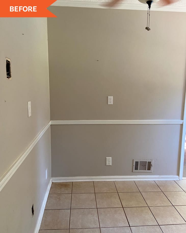 This Empty Kitchen Corner Gets Made into a Stylish Prep Space for ...