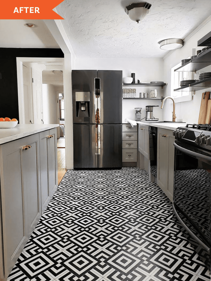 Small 1945 Galley Kitchen Makeover - Before & After | The Kitchn