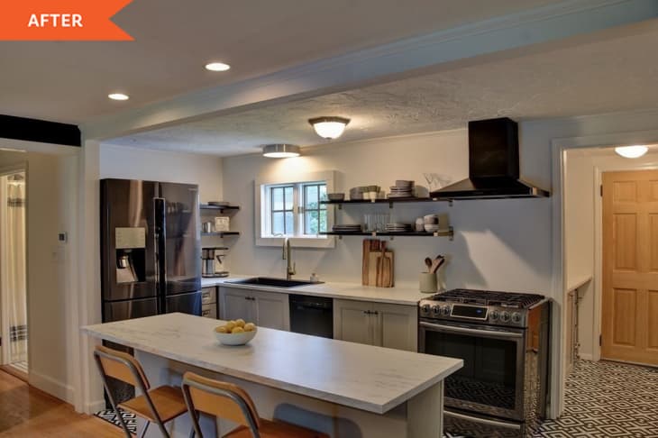 Small 1945 Galley Kitchen Makeover - Before & After | The Kitchn