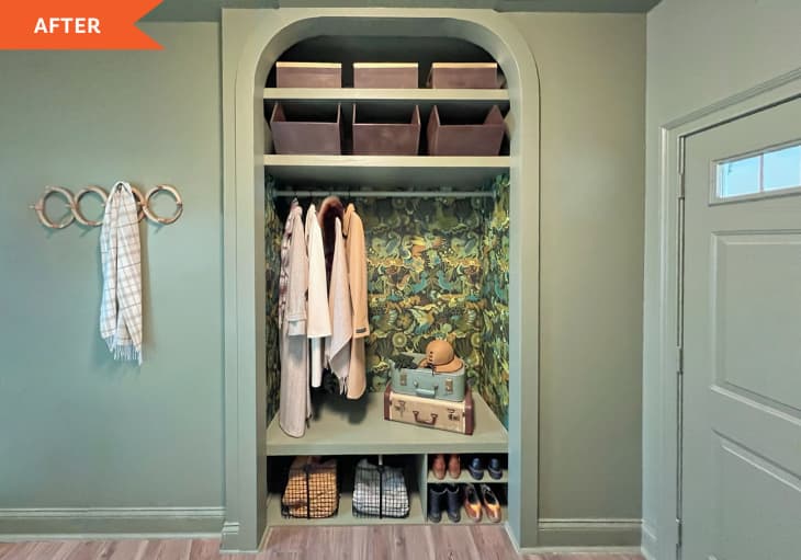 $500 Arch-Shaped Closet Redo - Before and After Photos | Apartment Therapy