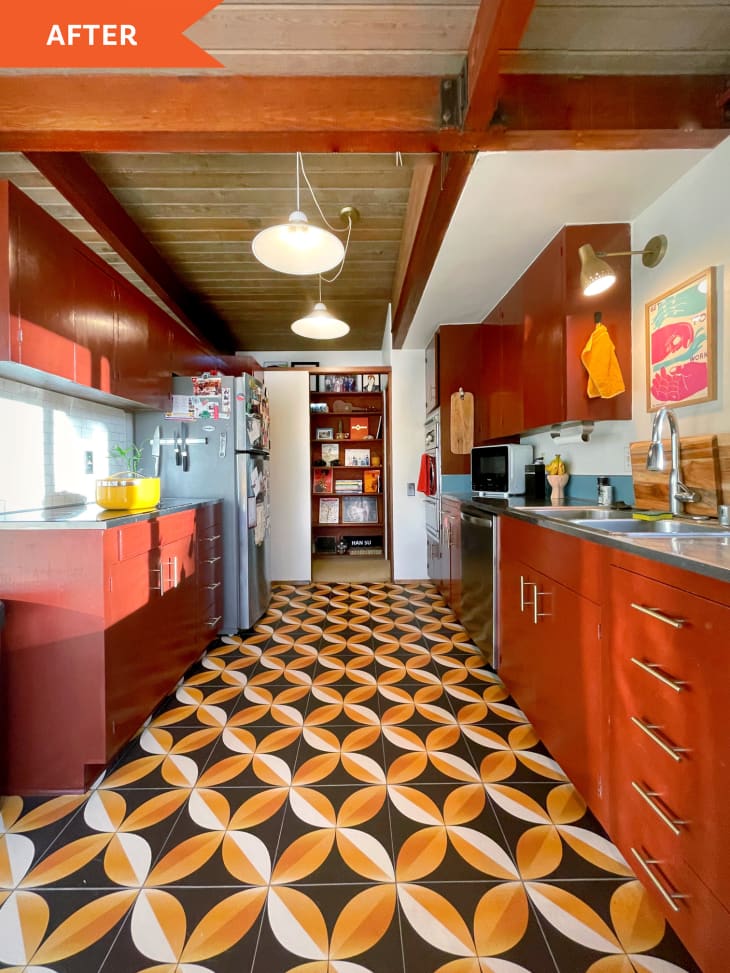 Peel-and-Stick Kitchen Transformation for $500 | Apartment Therapy