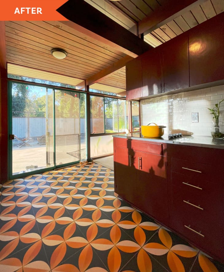 Peel-and-Stick Kitchen Transformation for $500 | Apartment Therapy