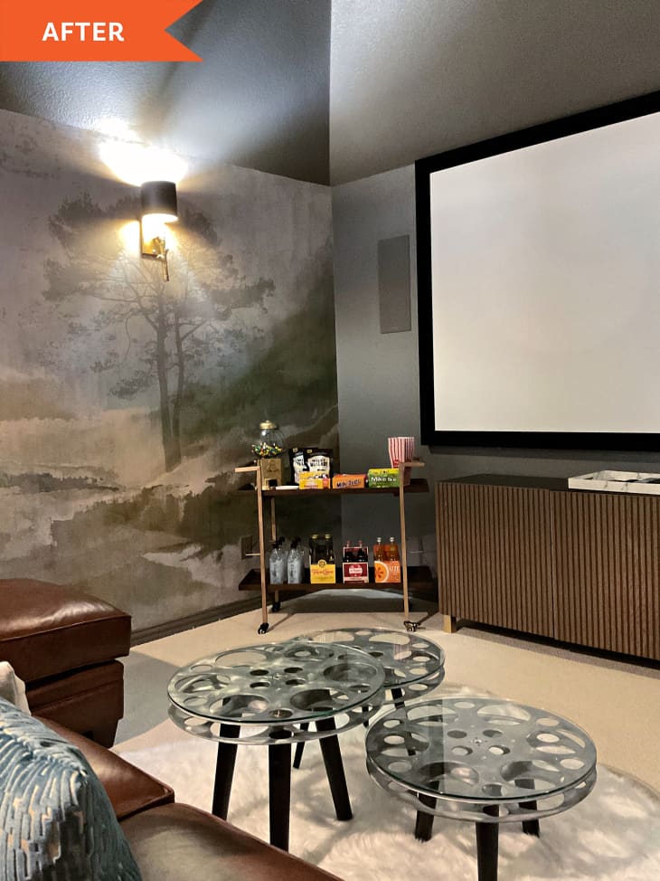 Family Media Room Redo - Before and After Photos | Apartment Therapy