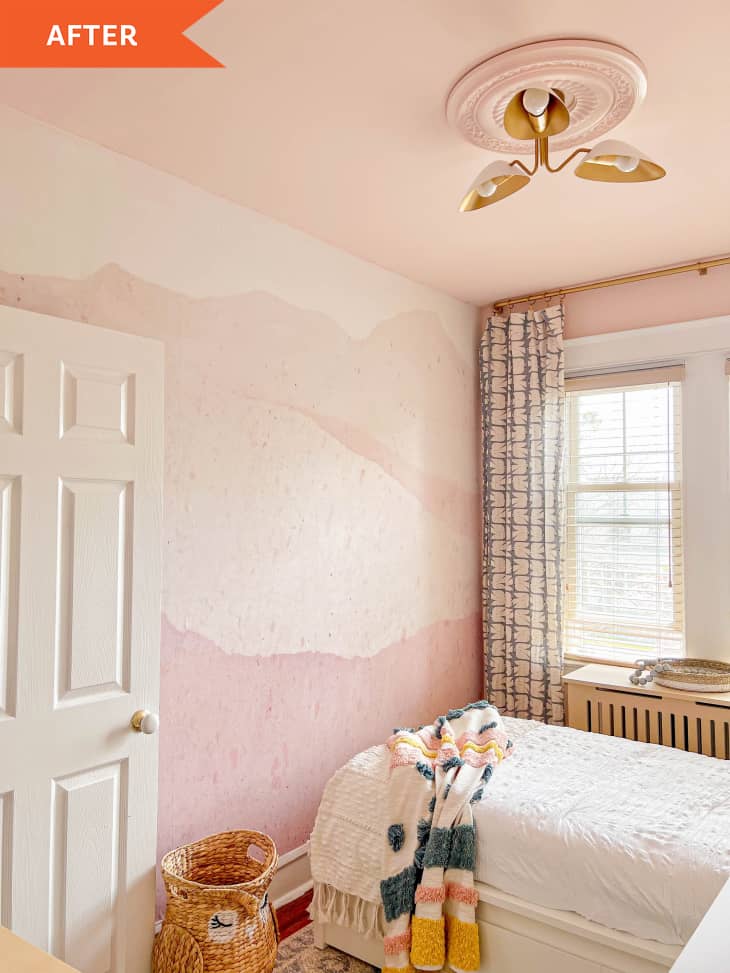 Pink DIY Girls' Bedroom Transformation for $2,500 - Before and After ...
