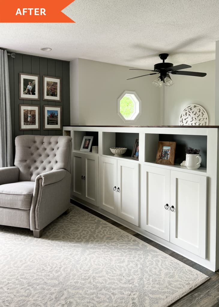 Stair Railing with Storage - Before and After Photos | Apartment Therapy