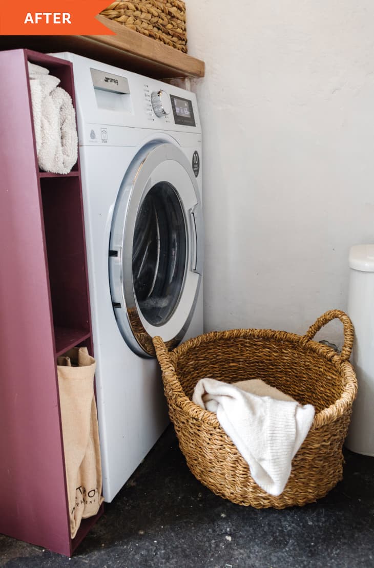 Tiny Laundry Room Redo for $220 - Before and After Photos | Apartment ...