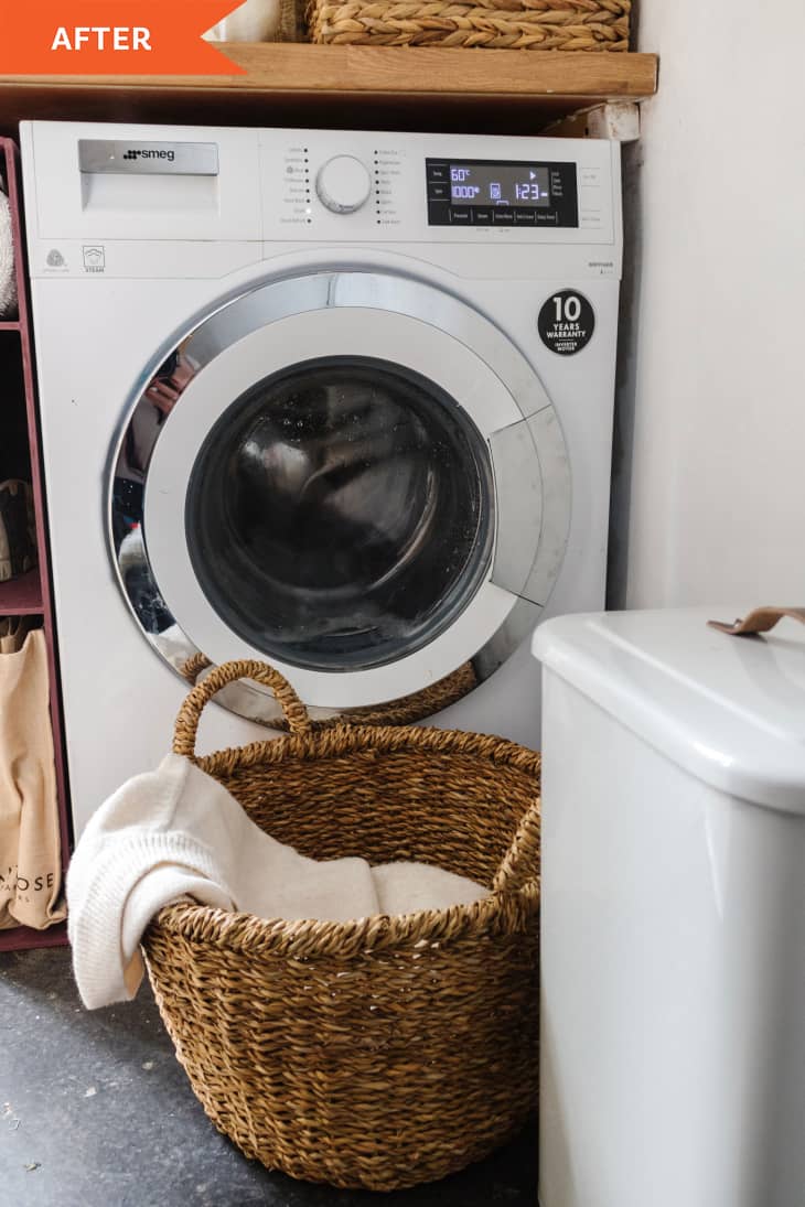 Tiny Laundry Room Redo for $220 - Before and After Photos | Apartment ...