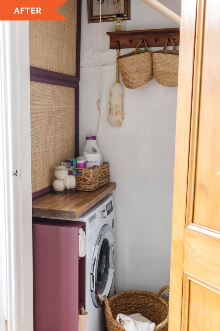 Tiny Laundry Room Redo for $220 - Before and After Photos | Apartment ...