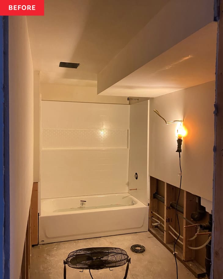 Before & After: An Unfinished Basement Gets an English Countryside ...