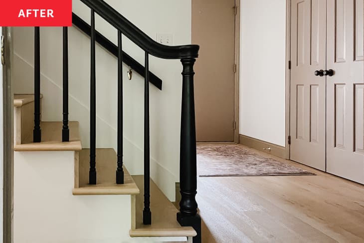 A 1970s Wood Staircase Makeover for Just $60 | Apartment Therapy