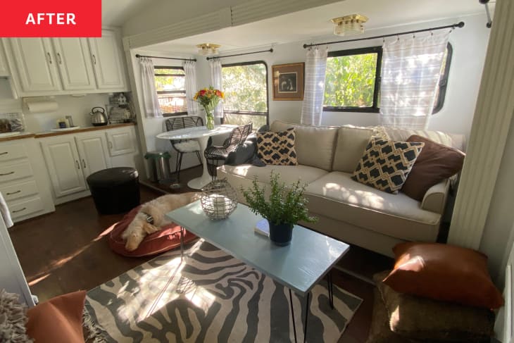 RV Makeover White Paint - Before and After Photos | Apartment Therapy