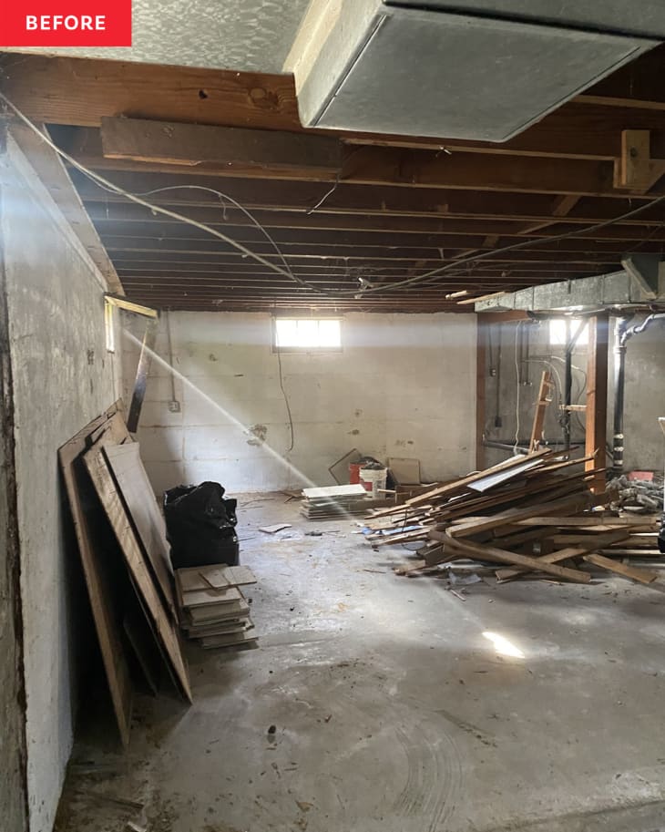 This Serene Bedroom Used to Be the Dingiest Basement You've Ever Seen ...