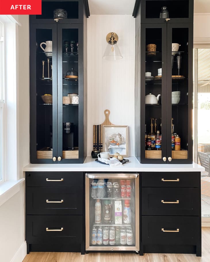 DIY Coffee Bar for $2000 - Before and After Photos | Apartment Therapy