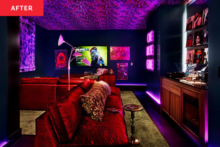 Media Room Renovation - Before and After Photos | Apartment Therapy