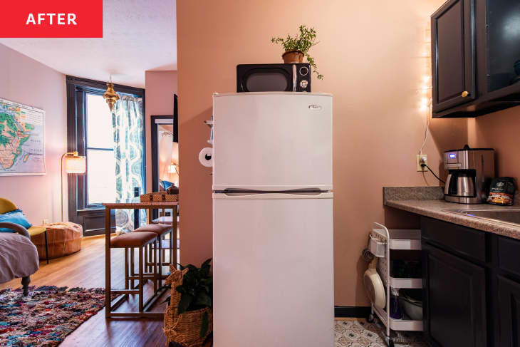 Pink and Black Kitchen Redo - Before and After Photos | The Kitchn