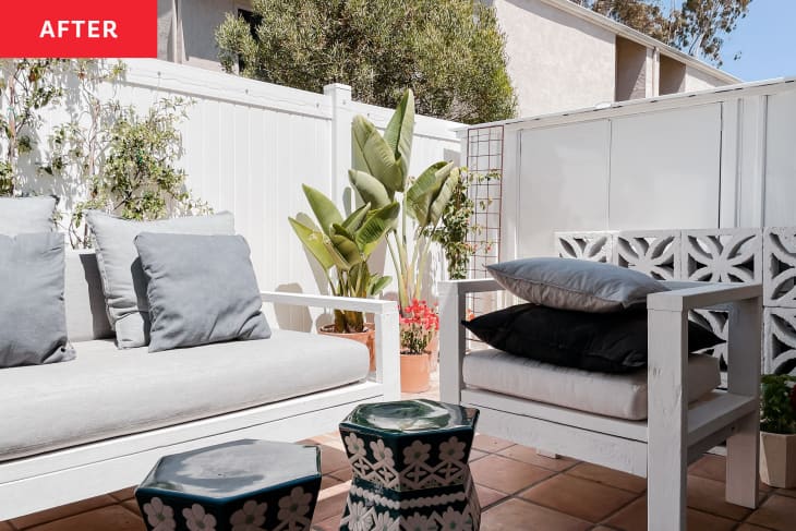 Coastal Patio Redo for $995 - Before and After Photos | Apartment Therapy