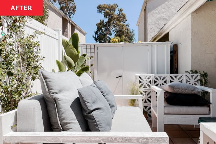 Coastal Patio Redo for $995 - Before and After Photos | Apartment Therapy