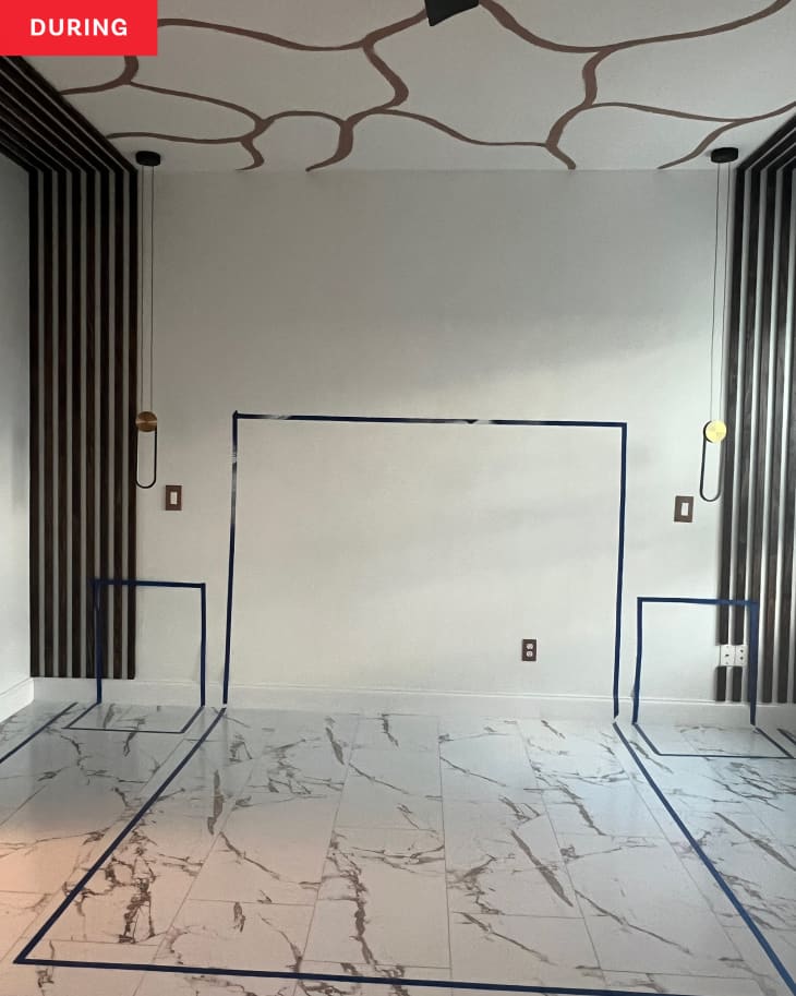 Glam Bedroom Redo with Ceiling Mural - Before and After Photos ...