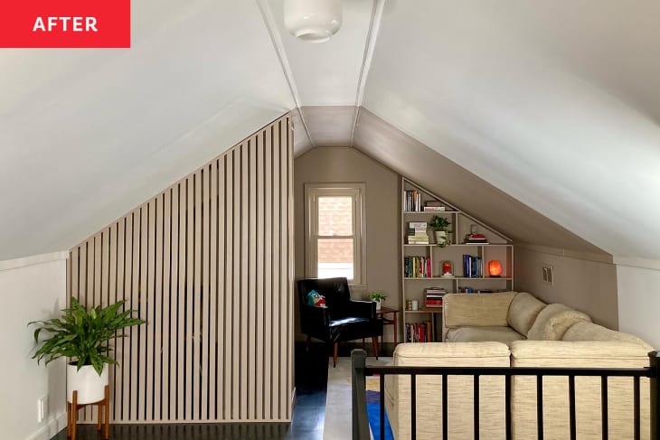 Approximately $1000 Attic Redo - Before and After Photos | Apartment ...