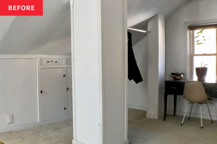 Approximately $1000 Attic Redo - Before and After Photos | Apartment ...