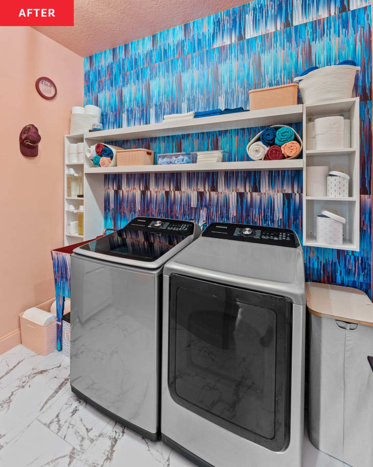 Colorful Laundry Room Redo - Before and After Photos | Apartment Therapy