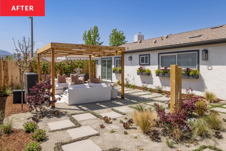 Backyard Redo with Dining & Lounge Area - Before & After | Apartment ...