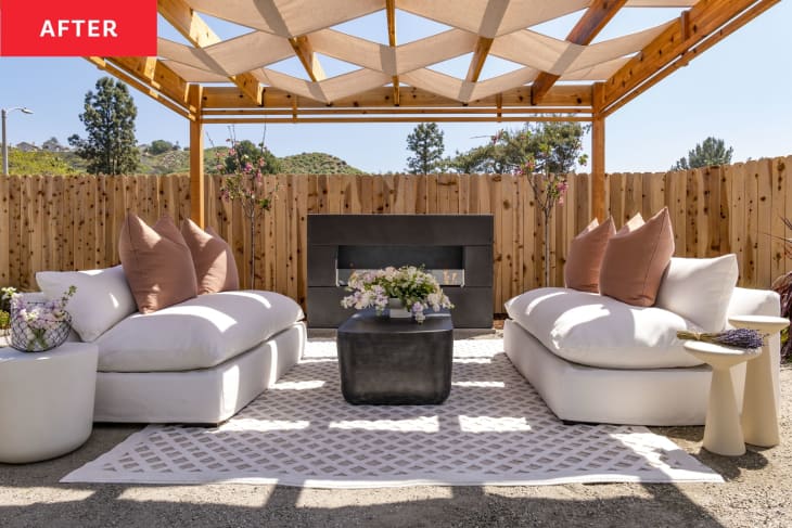 Backyard Redo with Dining & Lounge Area - Before & After | Apartment ...