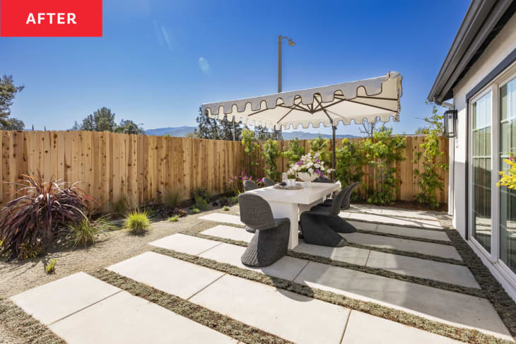 Backyard Redo with Dining & Lounge Area - Before & After | Apartment ...