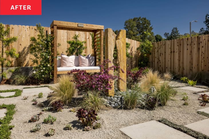 Backyard Redo with Dining & Lounge Area - Before & After | Apartment ...
