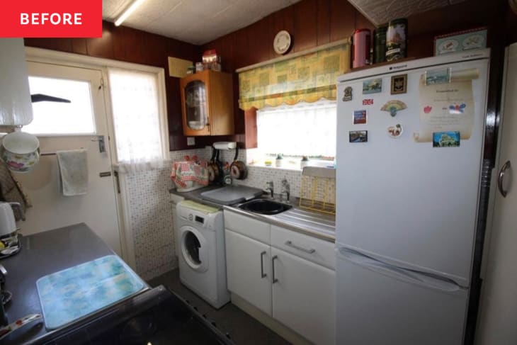 Before & After Photos: A Cramped Kitchen Gets a Retro Redo | Apartment ...