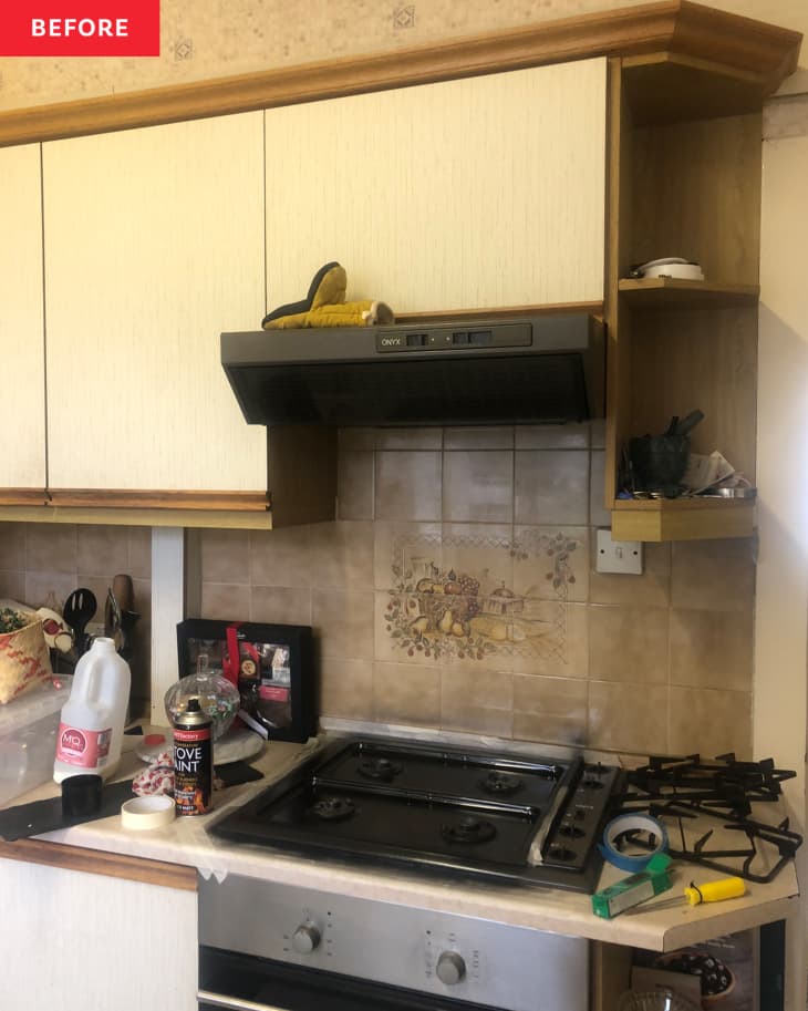 Under-$600 Kitchen Redo with Renter-Friendly Ideas & Photos | Apartment ...