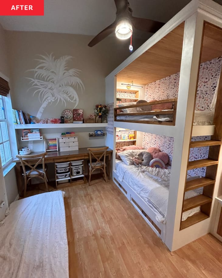 B&A: A $1,000 Kids’ Room Redo Has Custom Built-ins to Corral Clutter ...