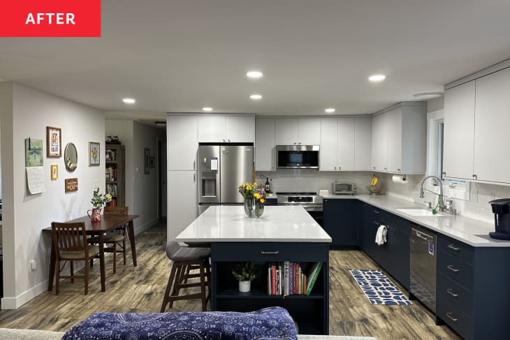 A Layout Overhaul Improves a Galley Kitchen - Before & After | Apartment Therapy