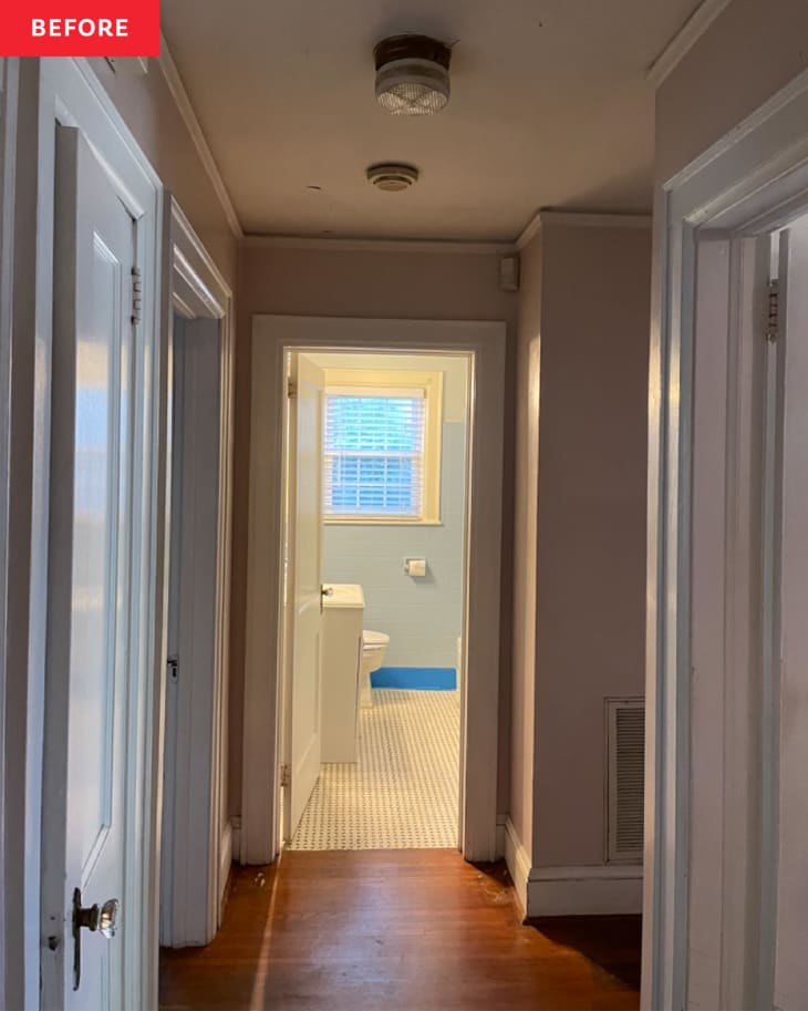 A Gray Hallway Gets a Makeover with "English Dollhouse" Style ...