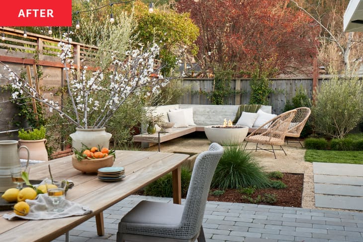 A Backyard Redo with Dining & Lounge Zones - Photos | Apartment Therapy