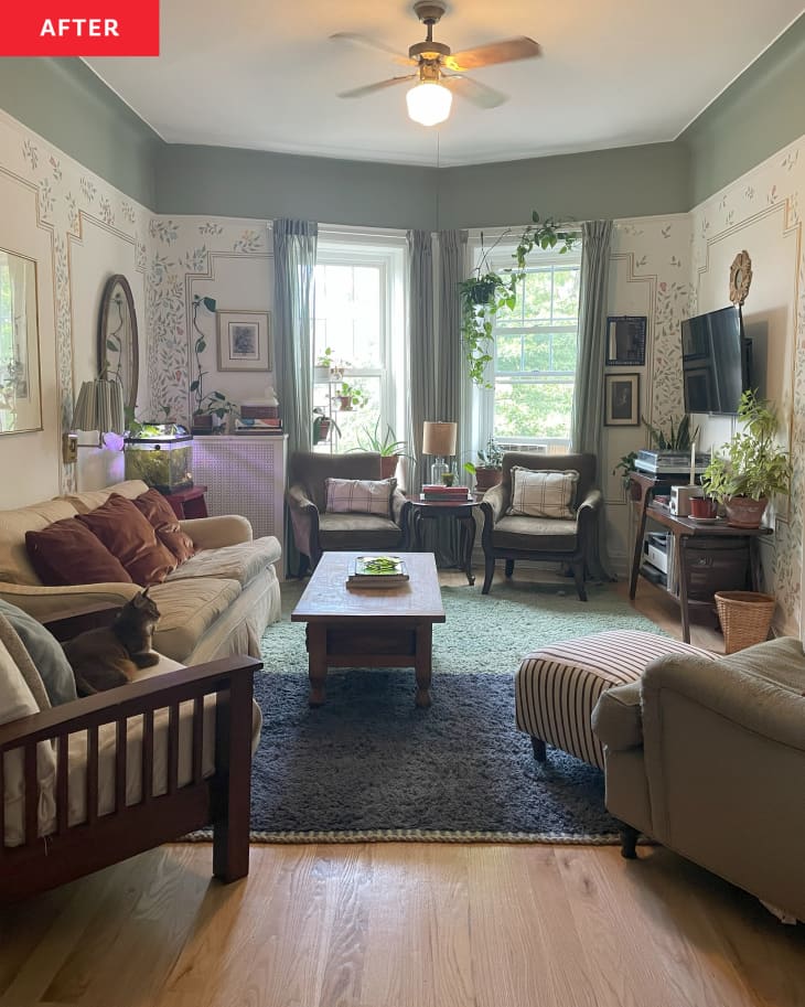 A Vintage-Style Living Room Redo Filled with Upcycles & DIYs ...