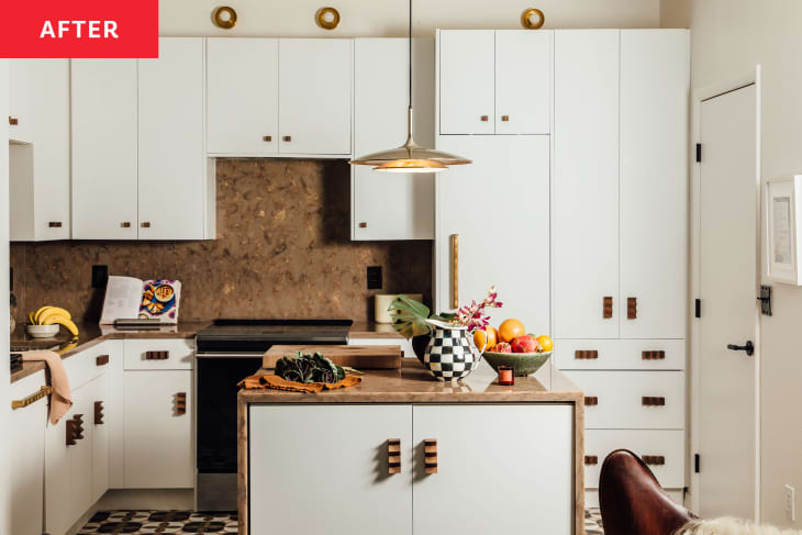 A ’90s Kitchen’s Makeover Stylishly Maximizes Its 88 Sq. Ft ...