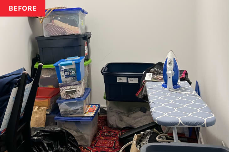 A Small Bedroom Redo Uses Kitchen Cabinets for Smart Storage ...