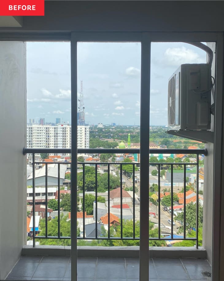 See this sparse balcony become a cozy spot for a cup of coffee thanks ...