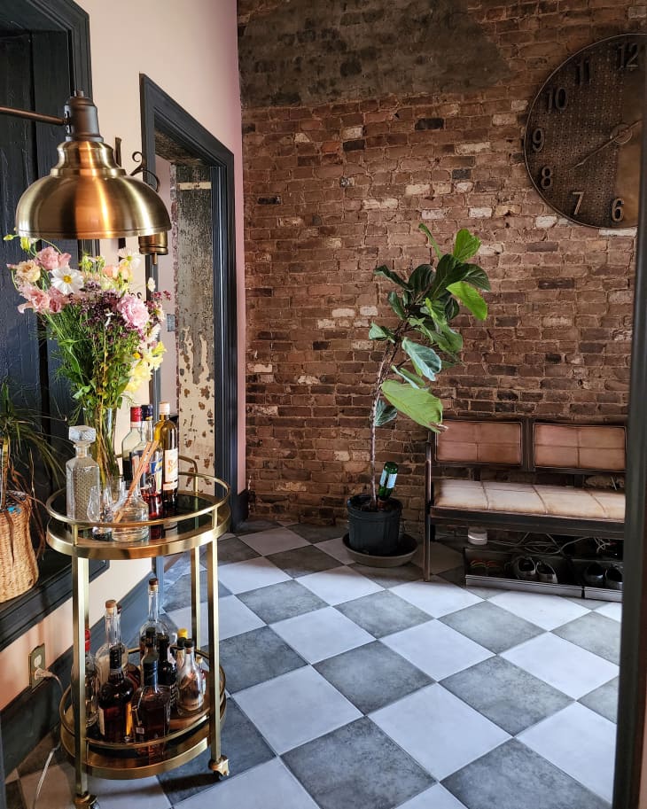 A Gut Reno Created the Exposed Brick Entryway of My Dreams | Apartment ...