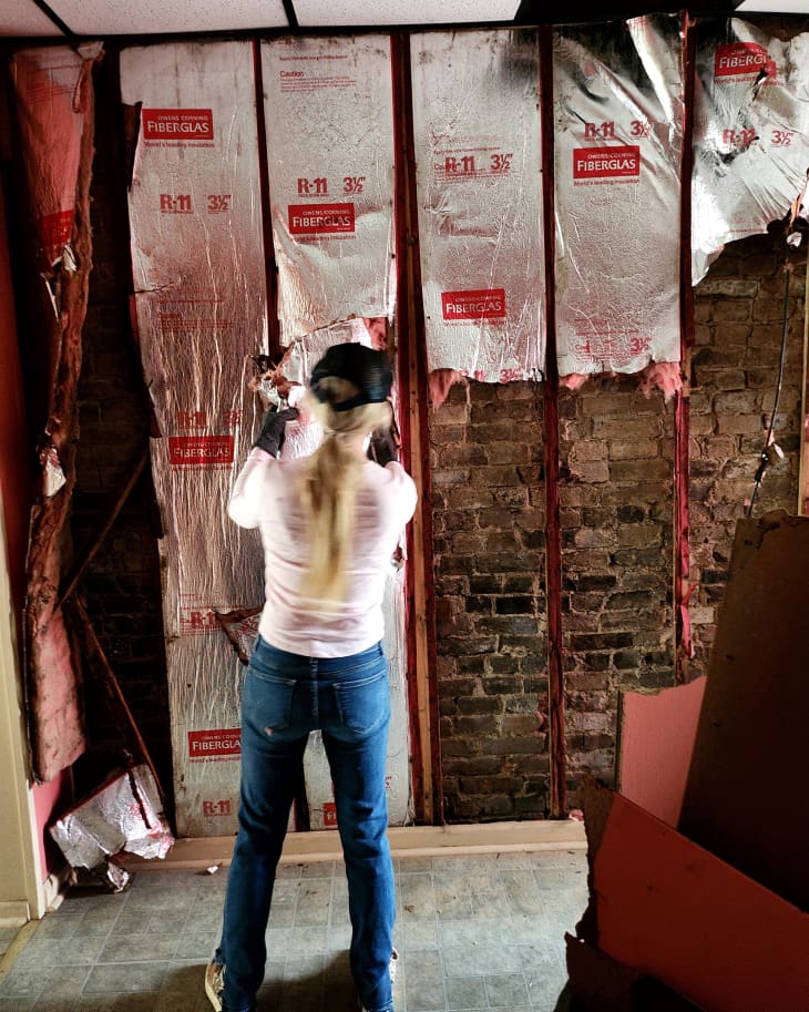 A Gut Reno Created the Exposed Brick Entryway of My Dreams | Apartment ...