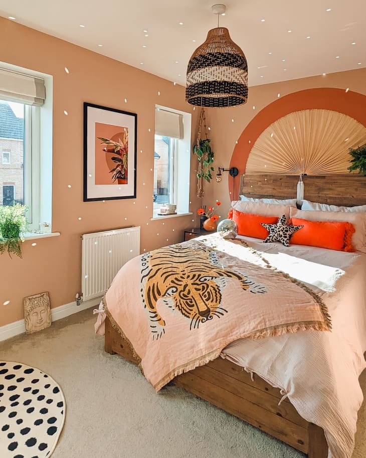 An All-White Bedroom Gets a Cozy Boho-Style Makeover | Apartment Therapy