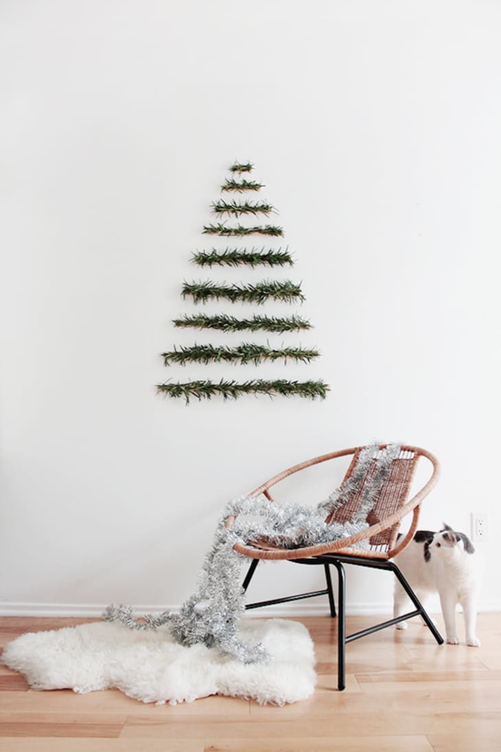 25 Wall Christmas Tree Ideas | Apartment Therapy