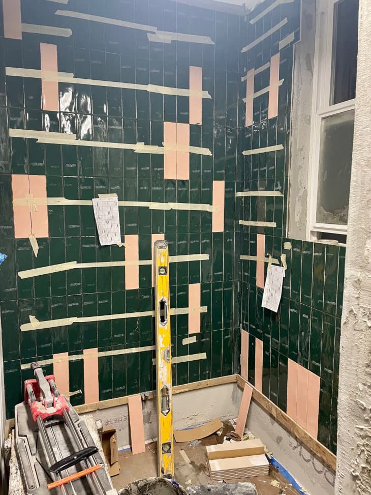 Use Excel or Google Sheets to Plan Tile in a Bathroom Reno | Apartment ...