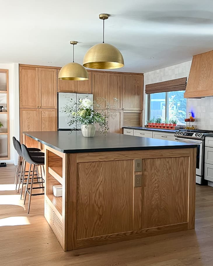 Before & After: A "Cramped" Kitchen Transforms With a Mega Island | The ...