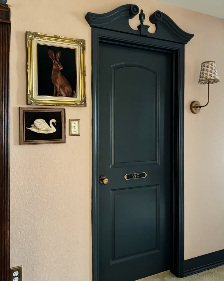 An Architectural Depot Door Pediment Adds Vintage Charm | Apartment Therapy
