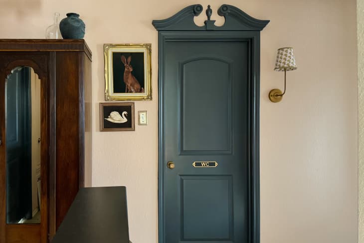An Architectural Depot Door Pediment Adds Vintage Charm | Apartment Therapy
