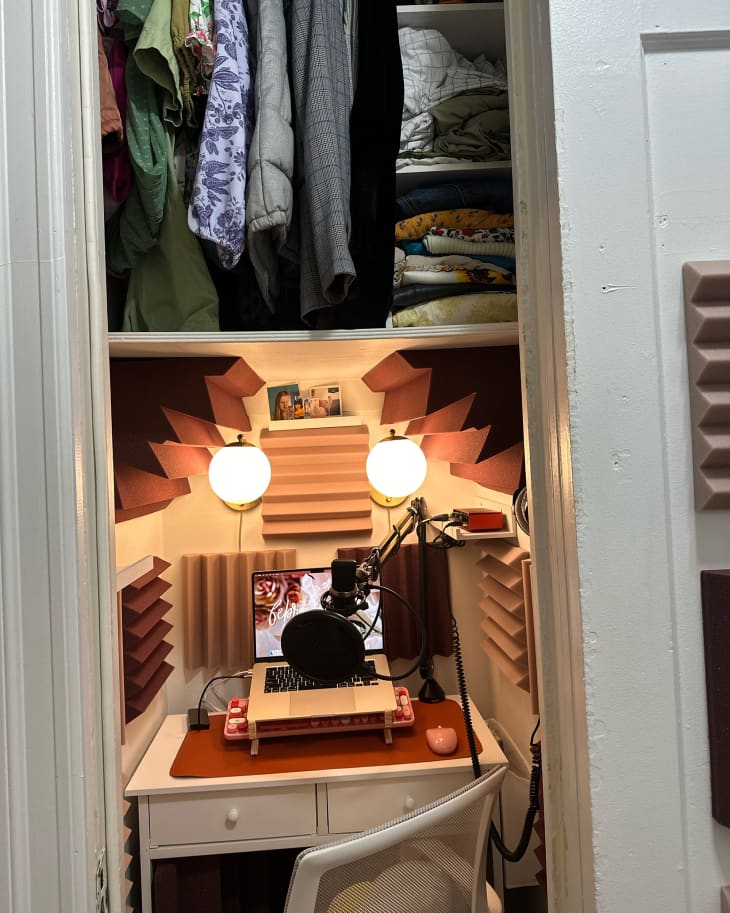 This $674 Makeover Is a Master Class in the “Cloffice” | Apartment Therapy