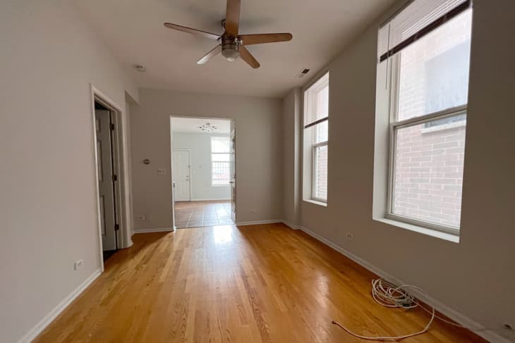 See This Blank Slate Living Room Transform Into A Chic Oasis ...