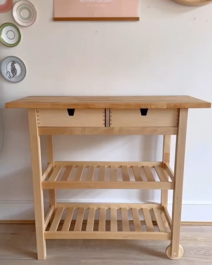 A “Bland” IKEA FÖRHÖJA Gets a Pastel Paint Makeover for $50 | Apartment ...